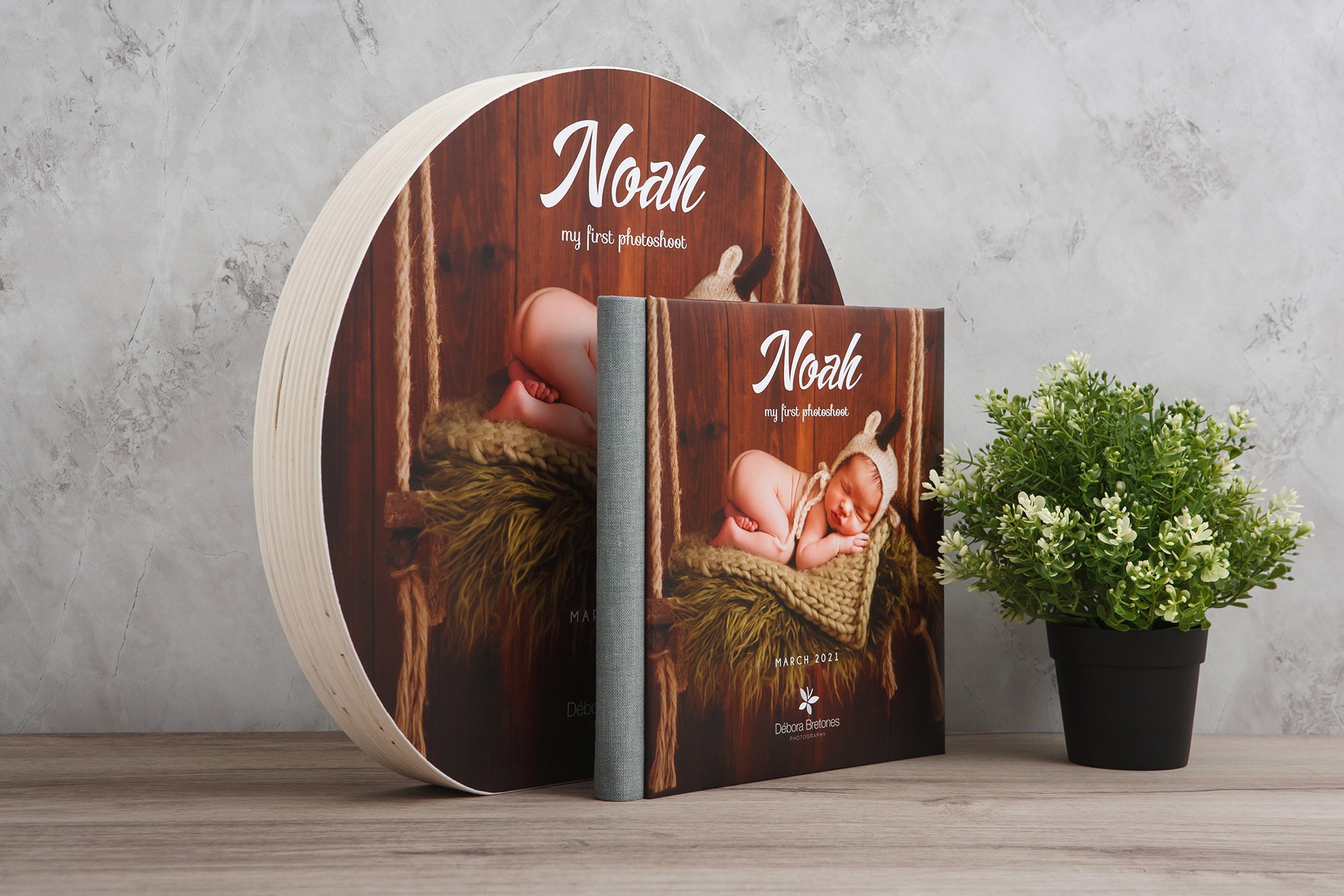 Round Box for Books - Floricolor